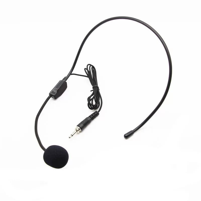 Беспроводной микрофон-наушник с креплением на ухо, телесного цвета, для сценических выступлений, с усилителем и