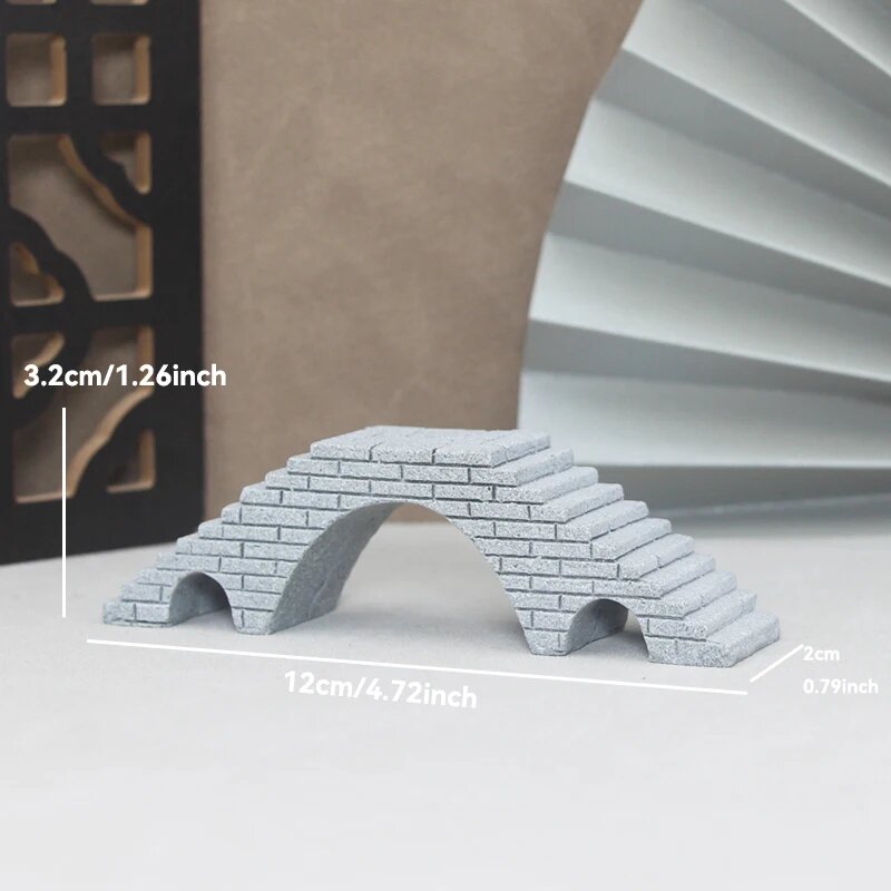 Статуэтка рыбак из камня bridge D