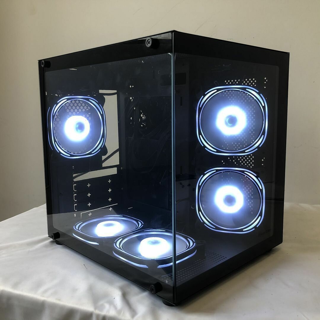 Корпус для компьютера MINI Host MATX, настольный, для сборки DIY, игровой, с прозрачной боковой панелью, корпус для киберспорта с водяным охлаждением