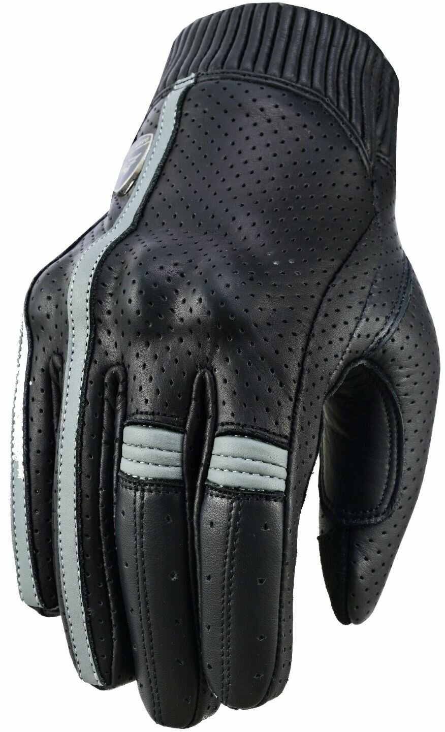 Мотоперчатки кожаные Hawk Moto Snipe / Черно-серый (S / Черный, Серый)