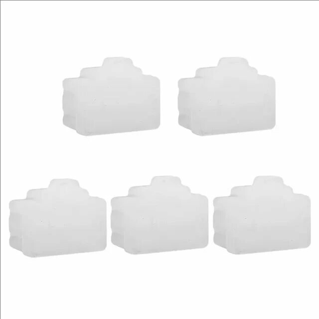 Белые пылезащитные заглушки RJ45 (5шт)