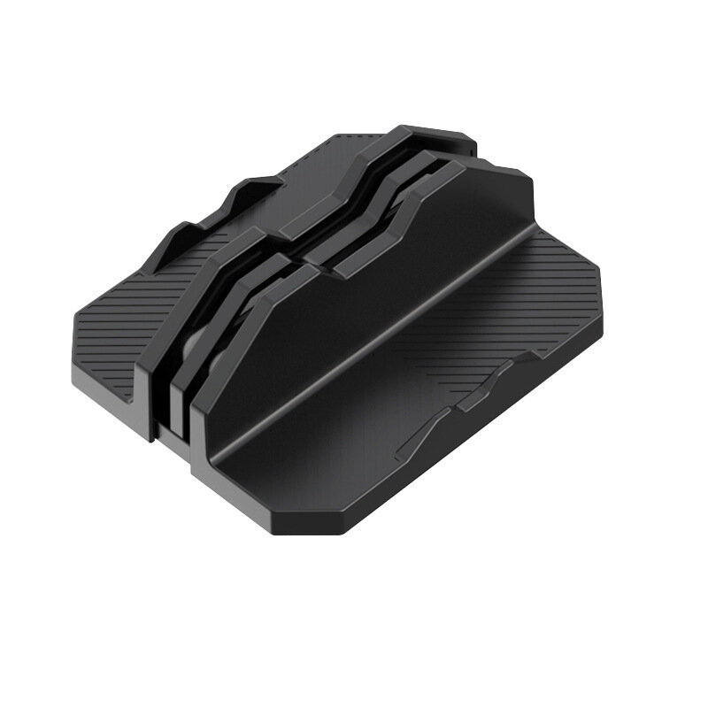 Многоярусная вертикальная подставка для ноутбука на столе для 4 устройств, пластик и металл, компактная конструкция