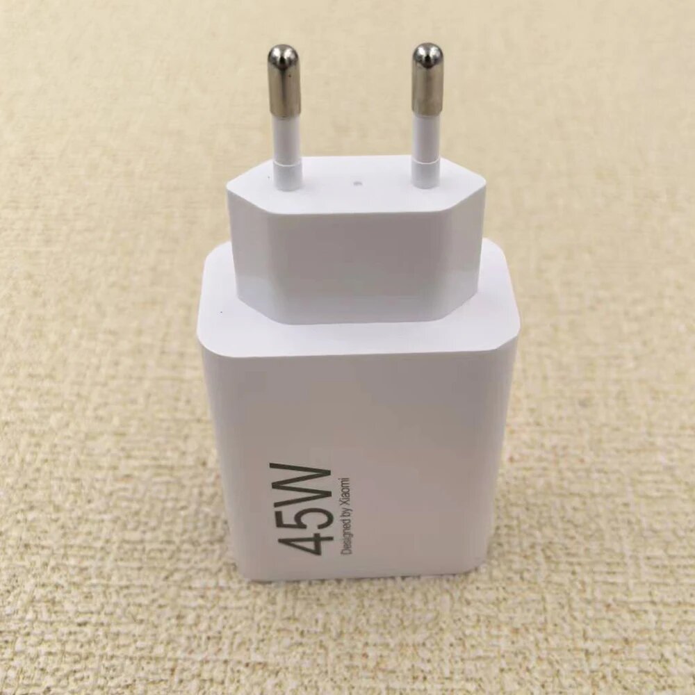 Оригинальный адаптер питания для быстрой зарядки Xiaomi 45 Вт EU Turbo для MI 8 9 EU Charger Only