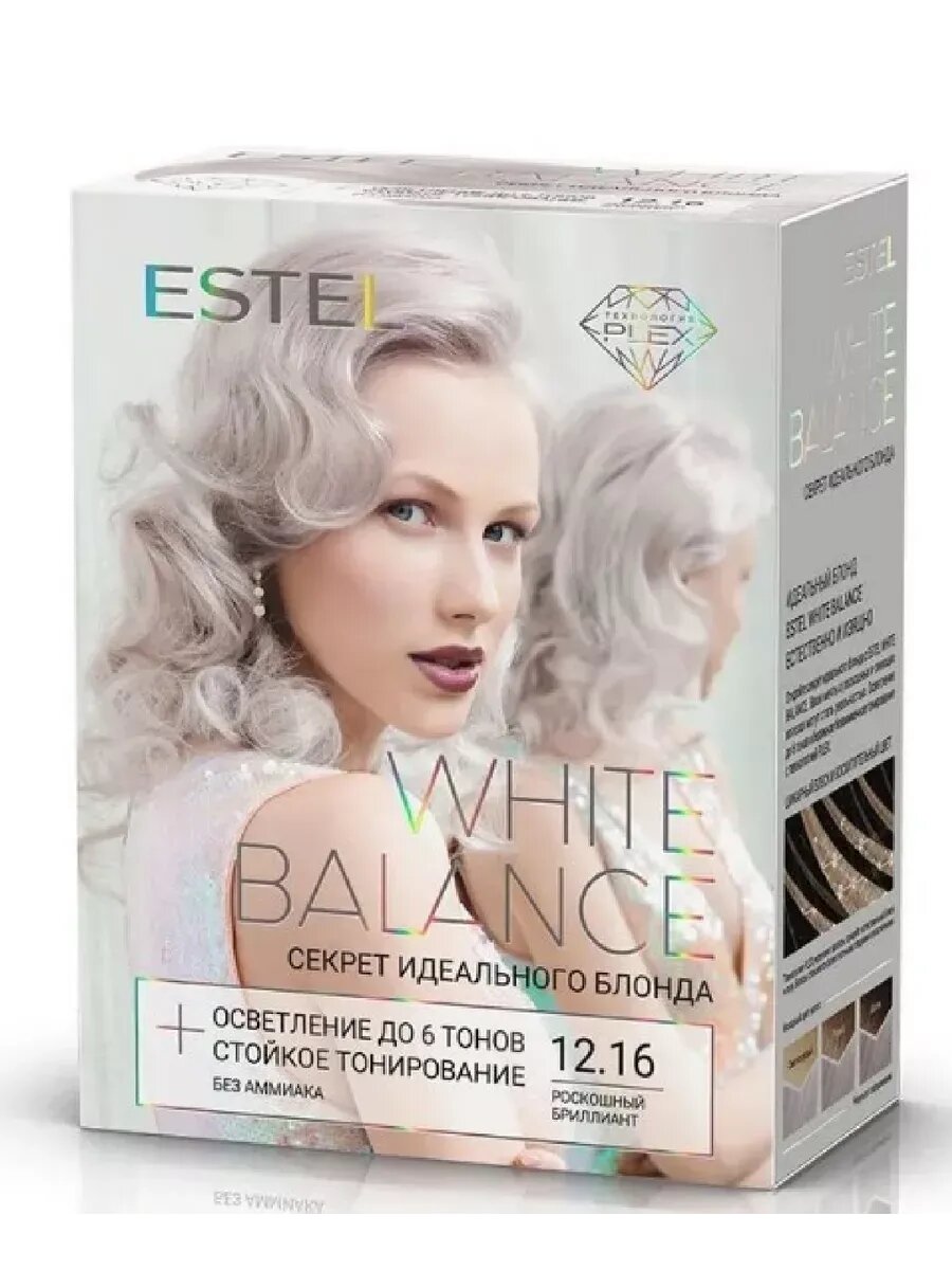 Краска для волос white balance №12.16 - 1 шт