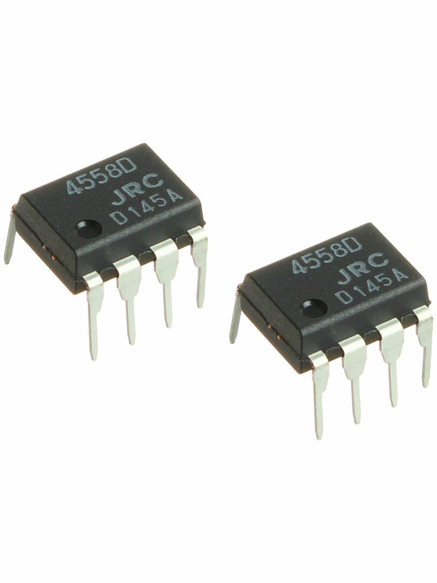 Микросхема NJM4558D DIP8 JRC (упаковка 2шт)