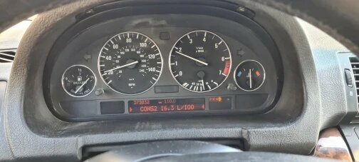 Хромированное кольцо для спидометра, кольцо для приборной панели, подходит для BMW E39 M5 M 5 Series E38 E53 X 5