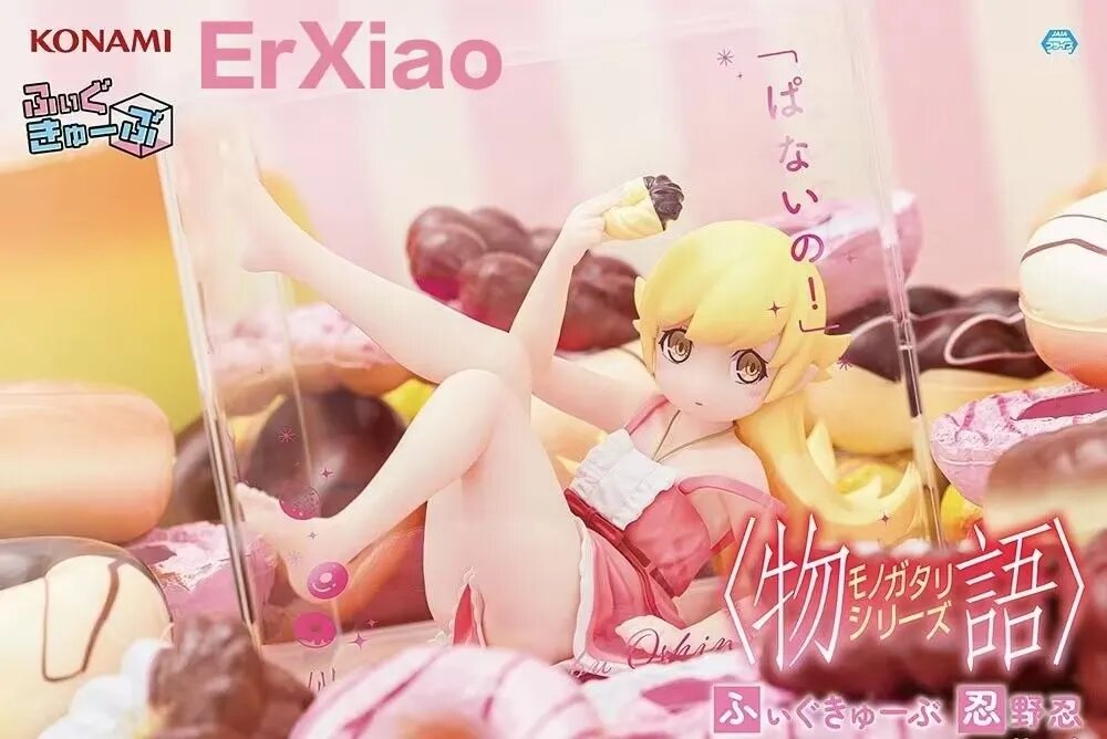 Фигурка KONAMI , Fig Cube , Monogatari Series , Shinobu Oshino 100mm