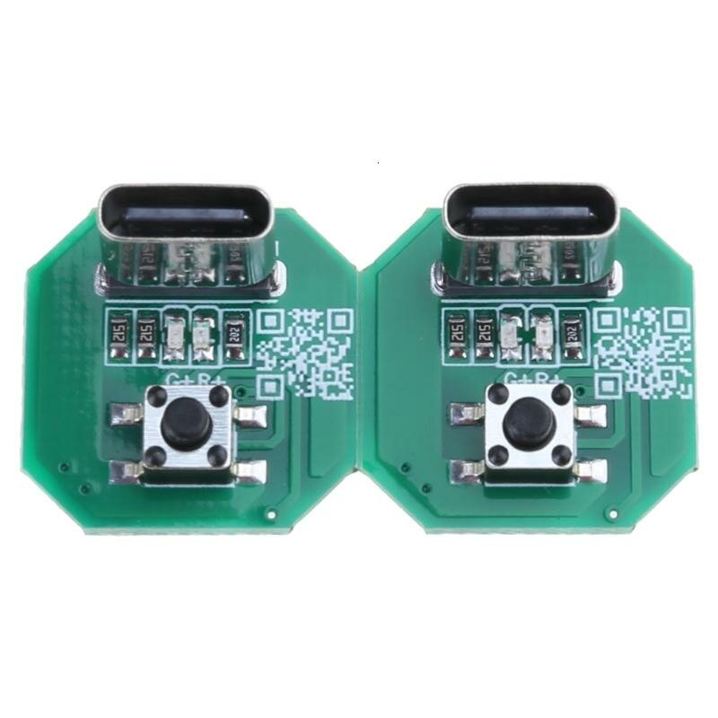 Продвинутая интегрированная плата драйвера фонаря с зарядкой Type-C, 2pc