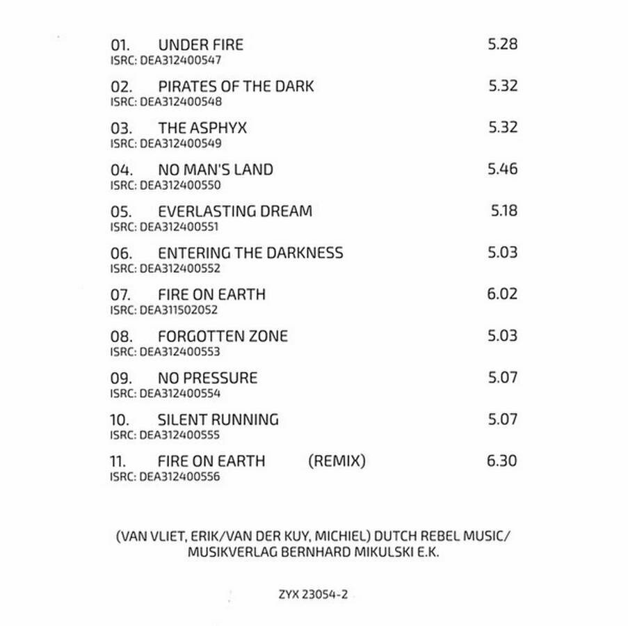 Laserdance – Fire On Earth (CD) — фото 1