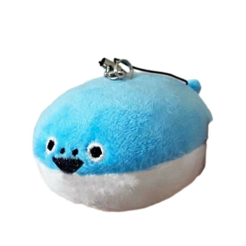 Плюшевые фигурки унисекс 77 SEVEN DREAM Squeaky Sakabana Рыба Брелок, Blue Turtle Pendant, 10CM EU