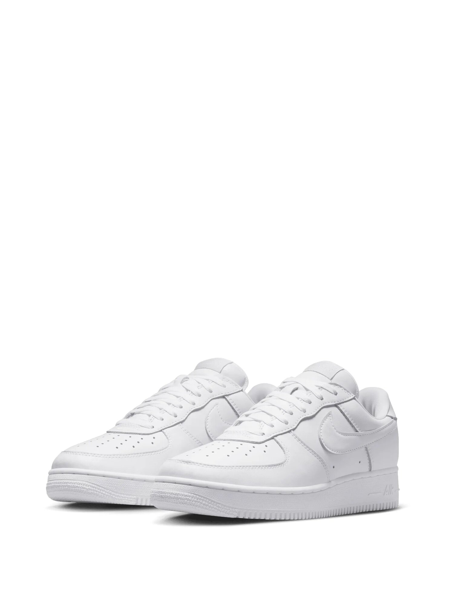 Кроссовки NIKE Force 1 Low '01, размер 12.5 US, бежевый/белый — фото 1