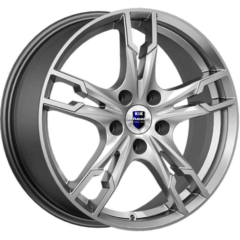 Литой колесный диск K&K Солар (КС875) 7x17/5x108 ET43 D67,1 Дарк платинум