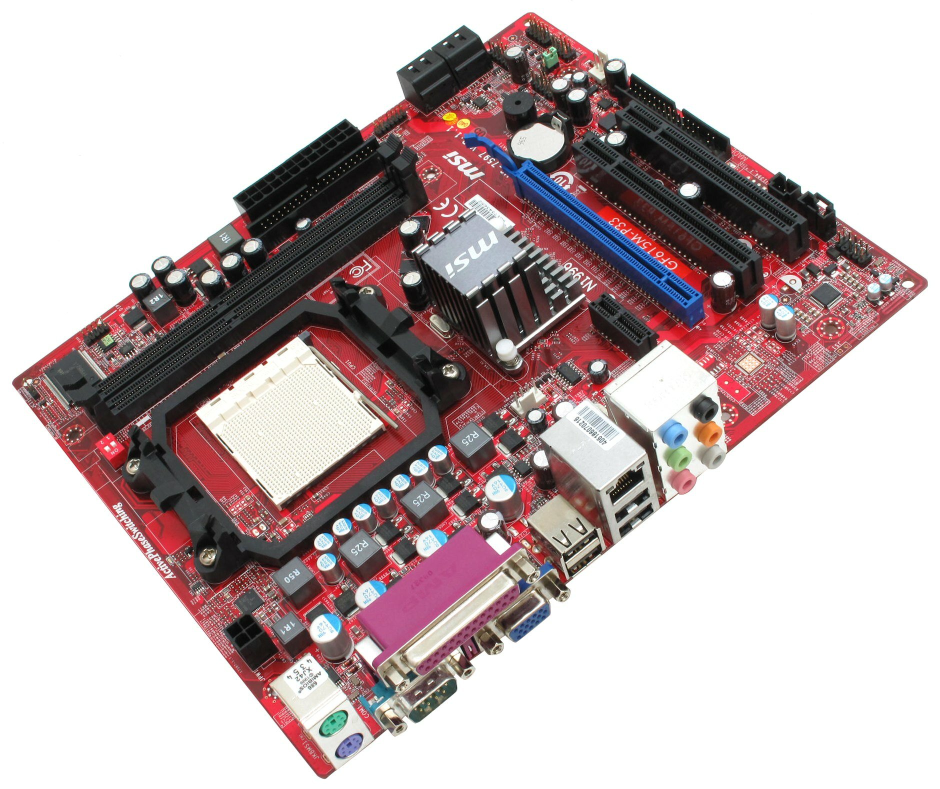 MSI MS-7597 GF615M-P33 (OEM) SocketAM3 PCI-E+GbLAN SATA RAID MicroATX 2DDR3