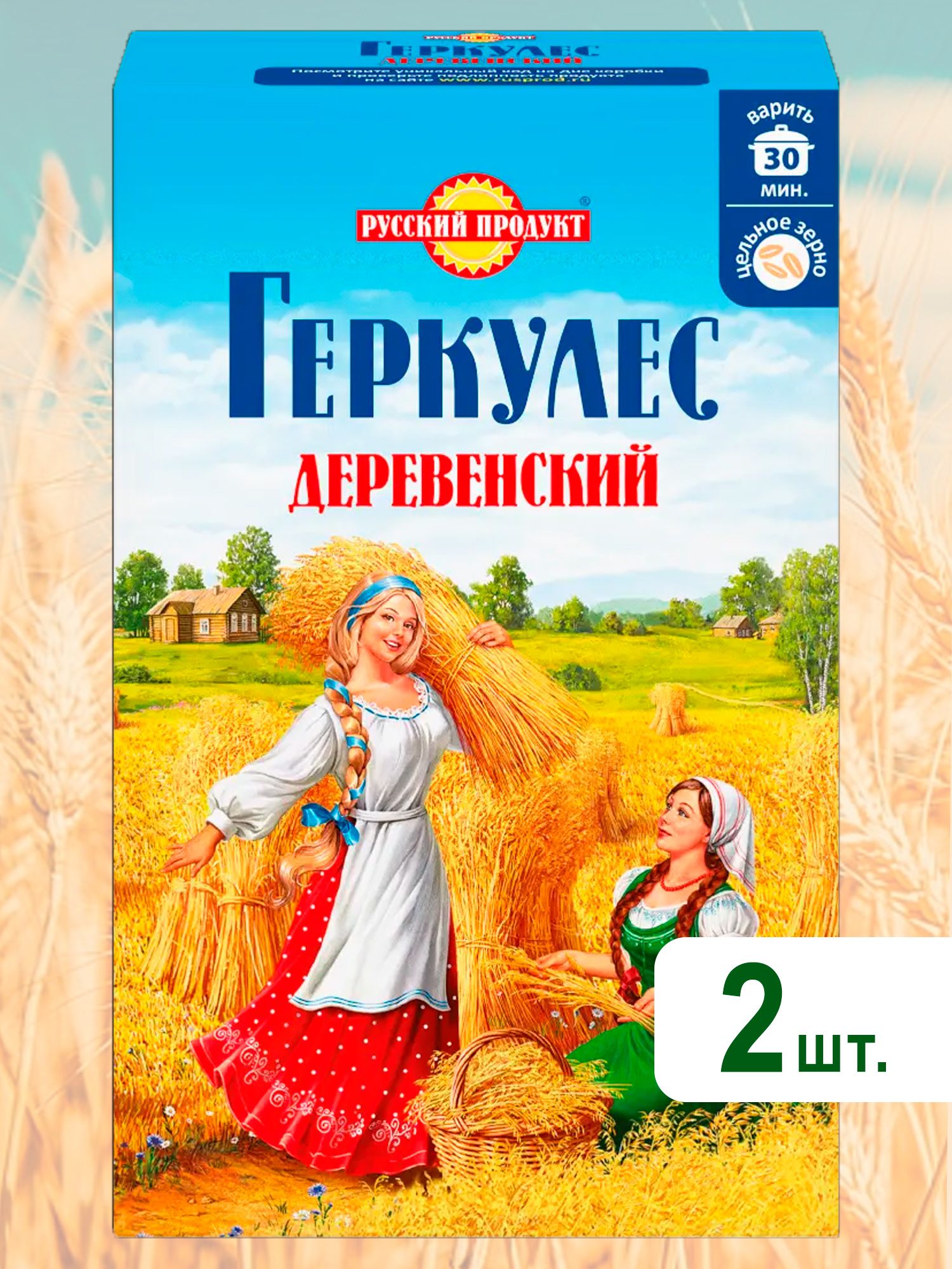 Геркулес деревенский Русский Продукт, 500г х2шт