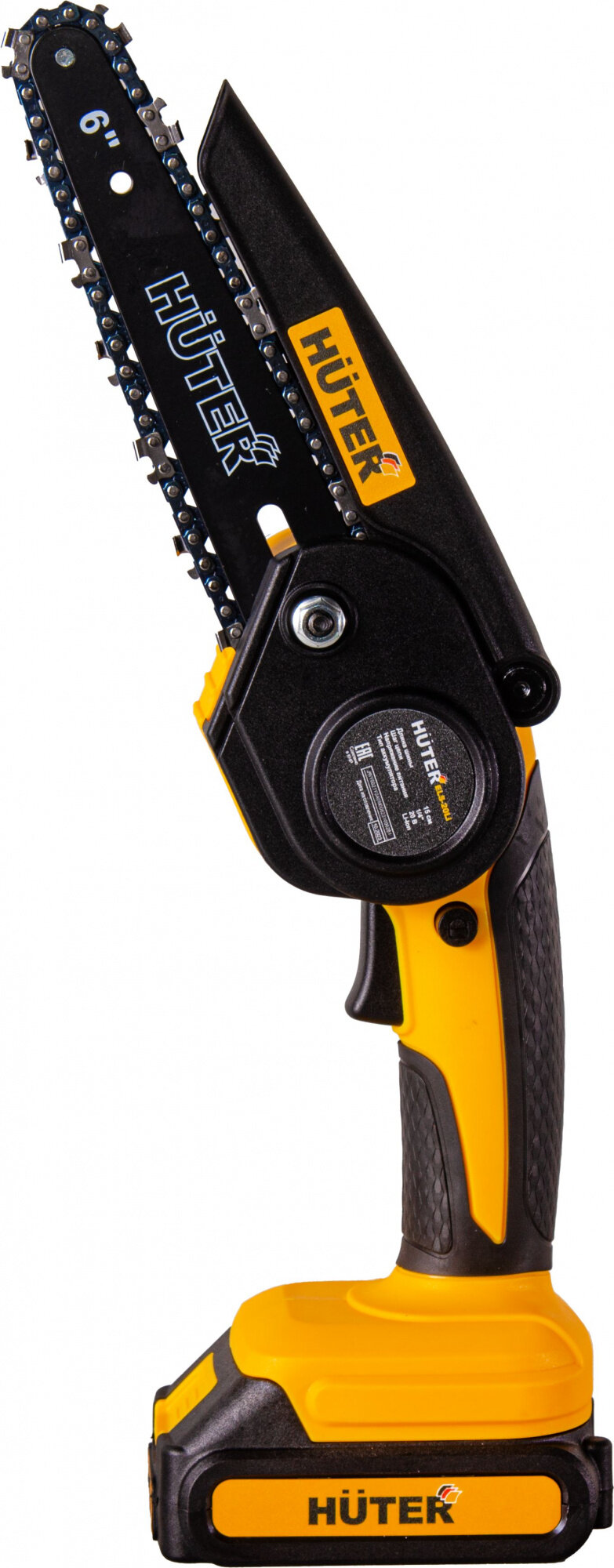 Цепная пила Huter ELS-20Li, аккумуляторная, 20В, 2Ач, с одним аккумулятором [70/10/22]