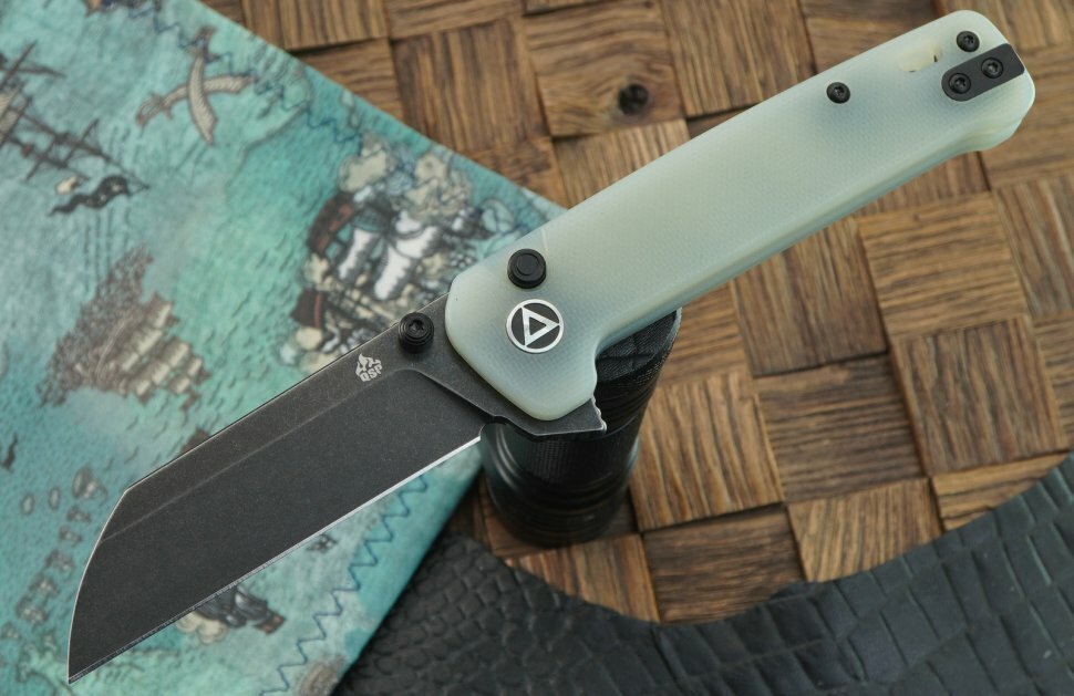 Складной нож QSP Knife Penguin Button Lock QS130BL-B2