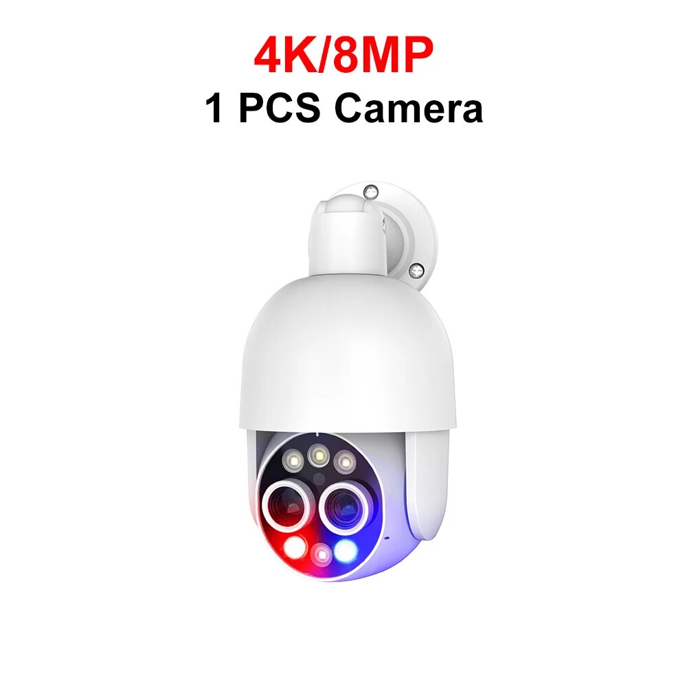 Techage 8MP 4K IP-камера с гибридным зумом 1 Dual Len 8MP Cam