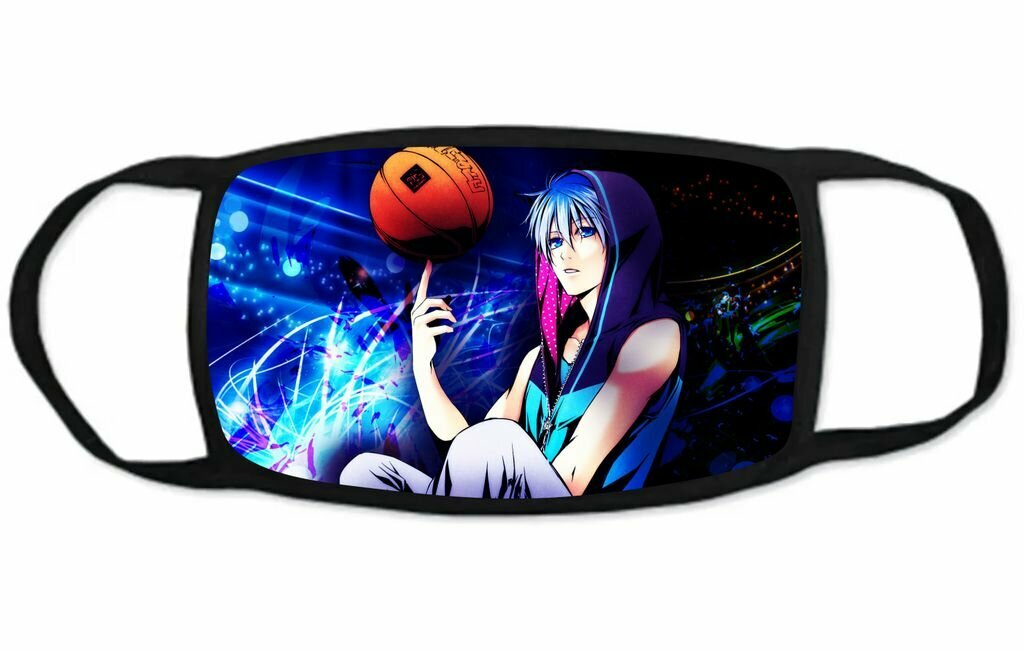Тканевая защитная маска на лицо Kuroko no Basuke, Баскетбол Куроко №1,