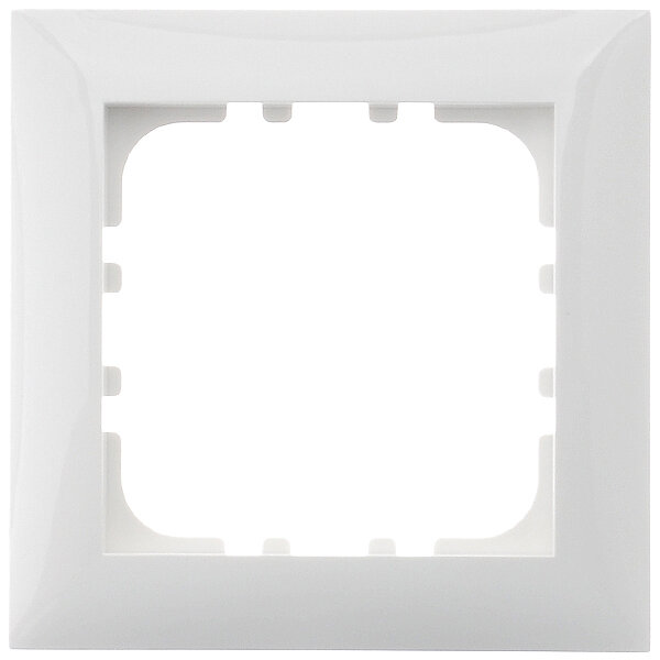 Рамка однопостовая LK60 864104-1 белая (Экопласт) (10 шт. в комплекте)