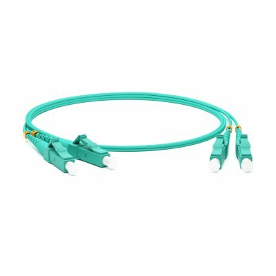 Патч-корд оптический Hyperline FC-D2-503-LC/PR-LC/PR-H-5M-LSZH-AQ