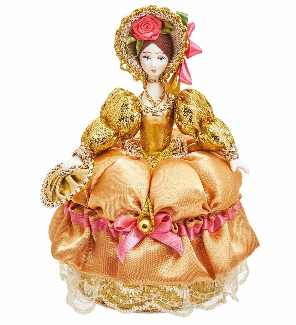 Кукла-шкатулка 'Дама с веером'