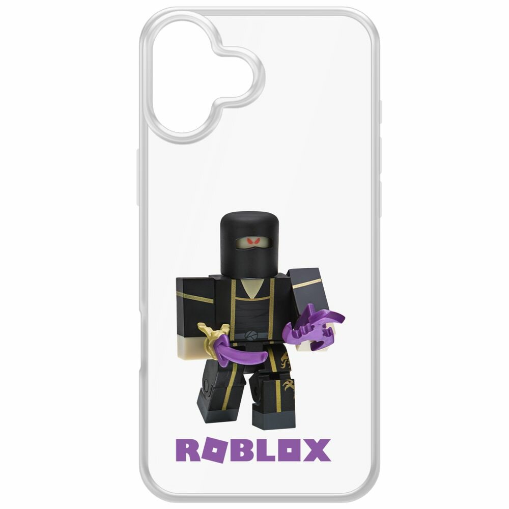 Чехол-накладка Krutoff Clear Case Roblox-Ниндзя Ассасин для iPhone 16 Plus