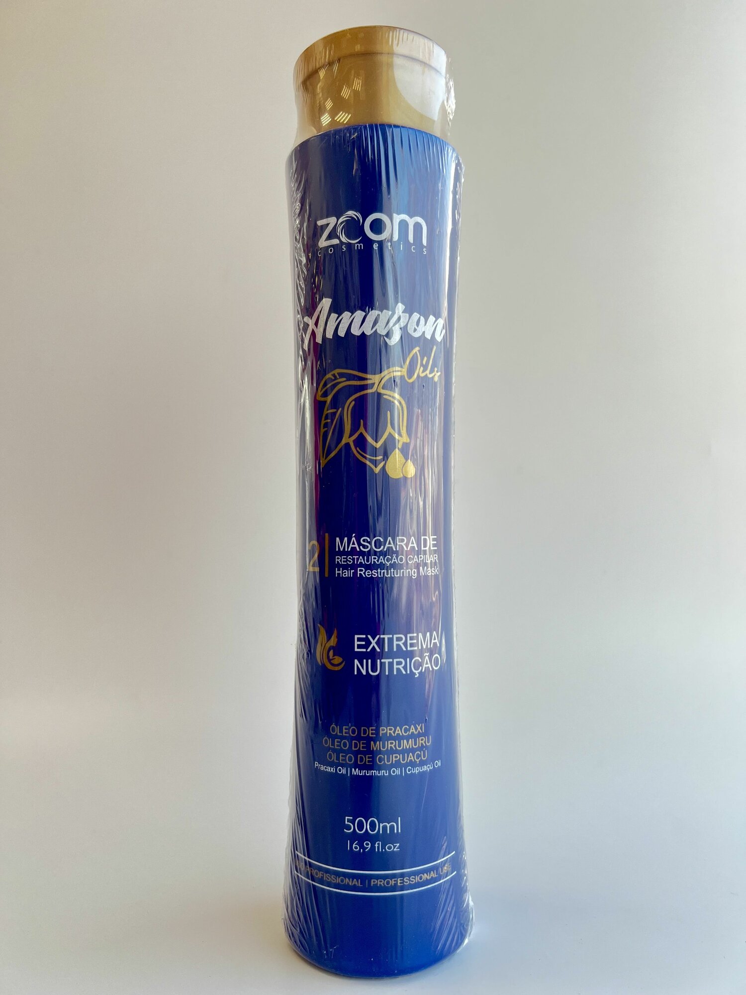 Кератин ZOOM Amazon Oils 500 ml с высокой степенью термозащиты и высокой силой выпрямления