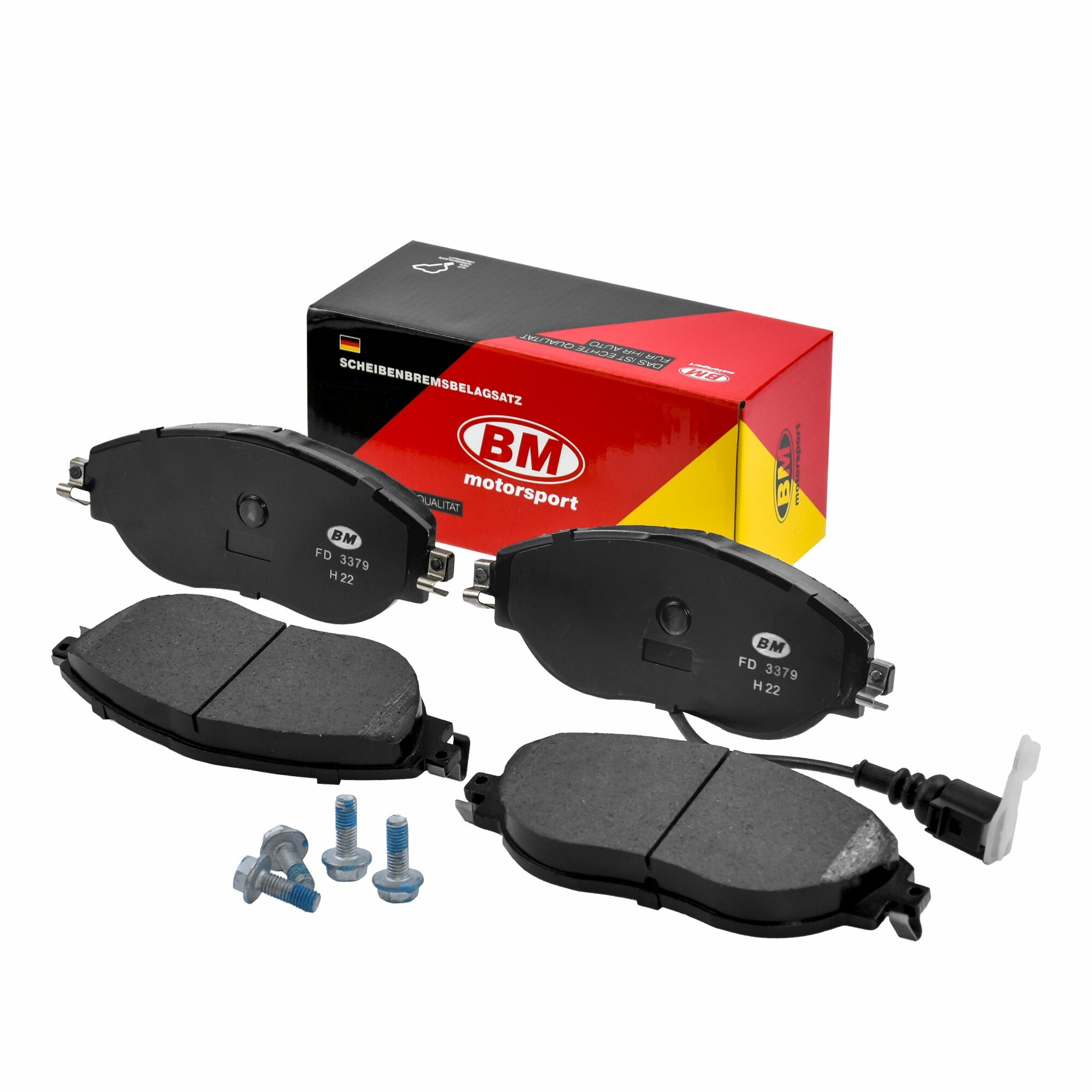 Тормозные колодки дисковые передние BM FD3379 для а/м SEAT, Skoda, Volkswagen