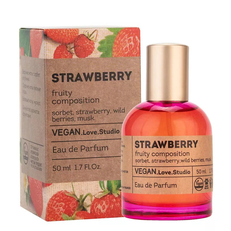 Delta Parfum Vegan Love Studio Strawberry парфюмерная вода 50 мл / Дельта Веган Лав Студио Строуберри / Клубника