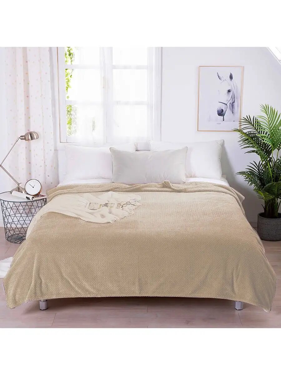 Плед 200х220, покрывало на кровать 200х220