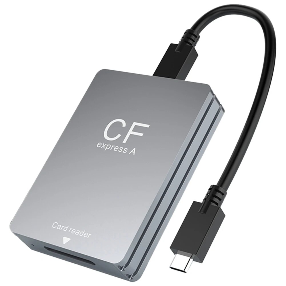CFexpress Type A Card Reader USB 3.2 10 Гбит/с CF Express Card Reader Адаптер типа A с USB C к USB C/USB A Кабель для зеркальных фотокамер