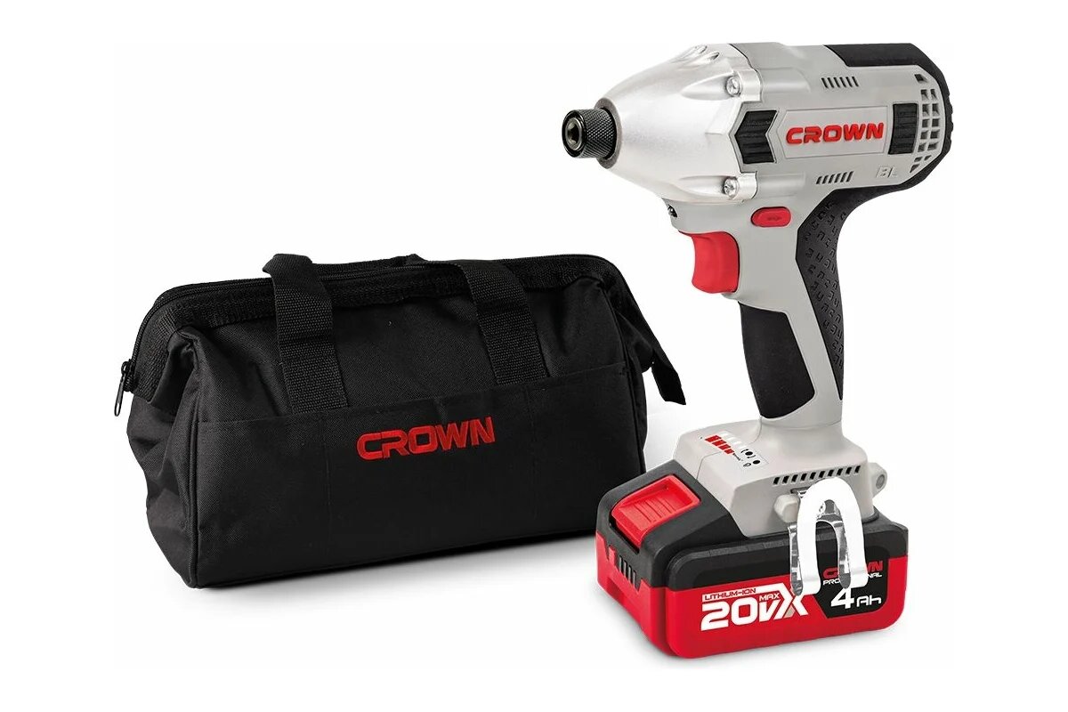 Crown Аккумуляторный ударный винтоверт CT22021HX-4 TB