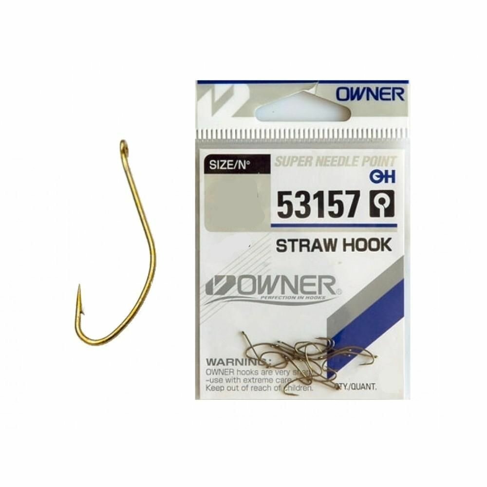 Крючок Owner 53157 Brawn Straw Hook №10 уп. 14шт.