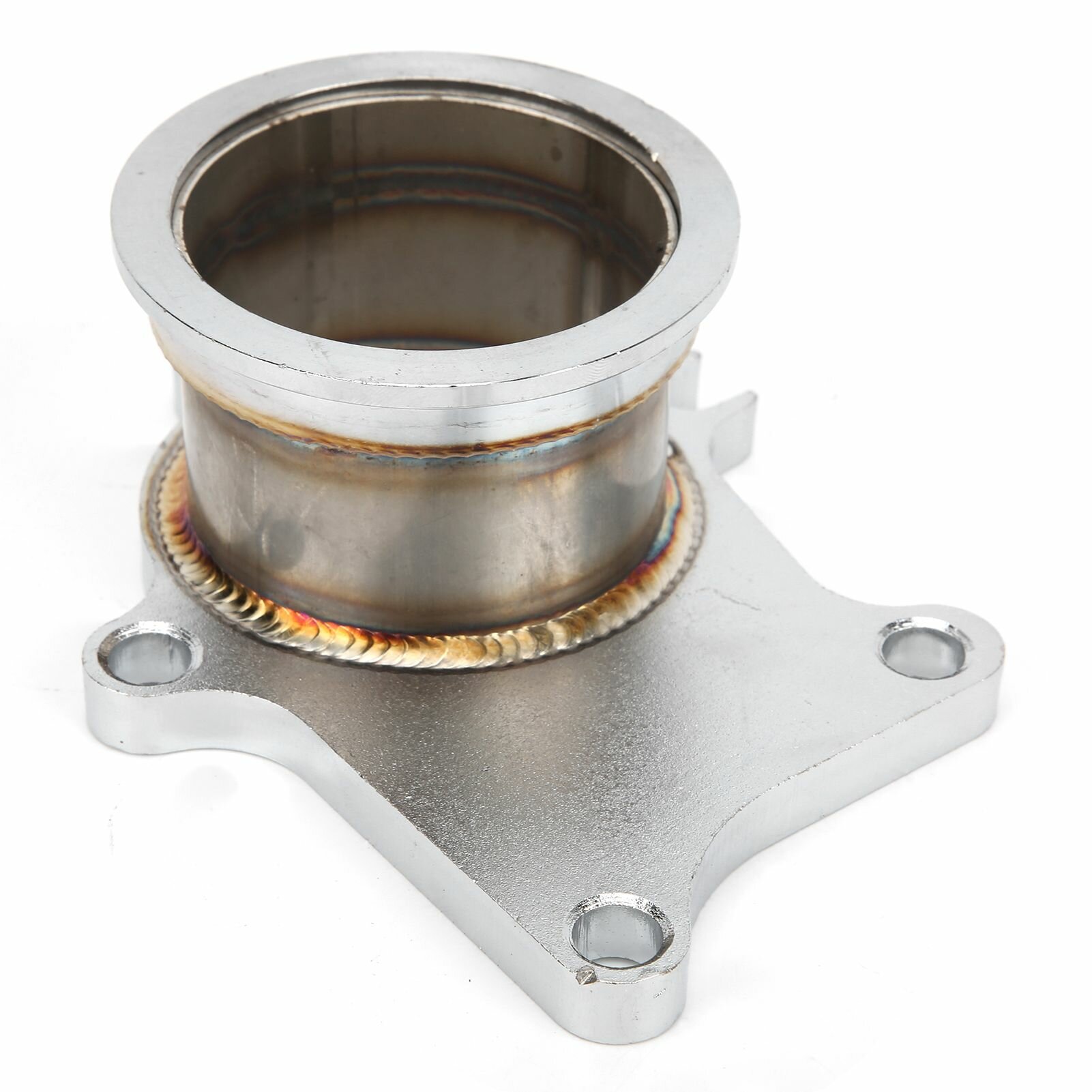 Адаптер фланца V-Band для турбокомпрессоров T3/T4 GT35 с 5 болтами, нержавеющая сталь, замена для изношенных деталей