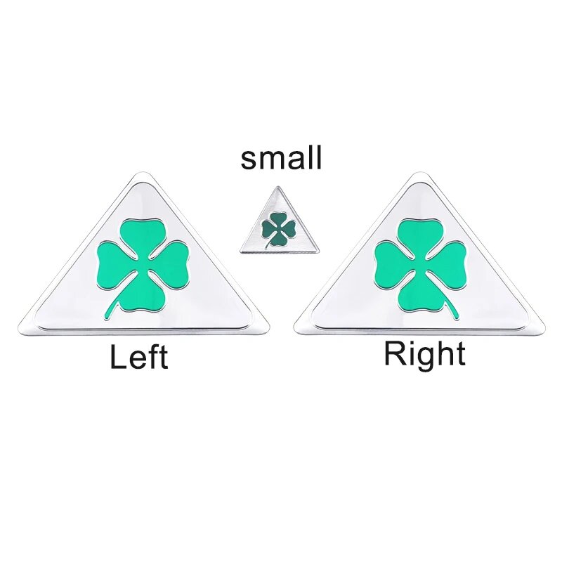 Наклейка с логотипом Four Leaf Clover, значок на боковое крыло автомобиля, наклейка для Alfa Romeo Giulia Mito Giulietta 156 159 Sportiva Stelvio
