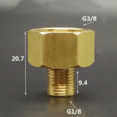 Латунные муфты для труб 1/8", 1/4", 3/8", 1/2", 3/4" 01 M x 03 F