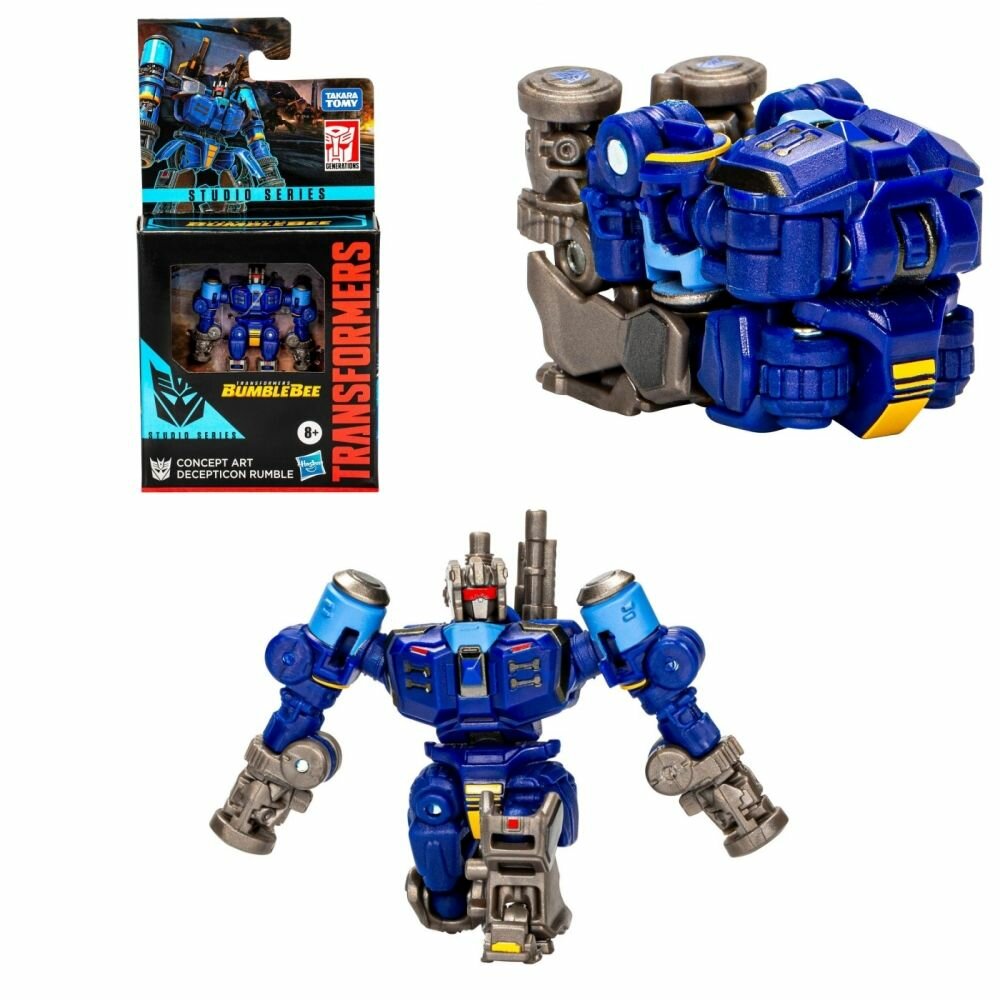 Трансформеры Hasbro Игрушка Studio Series Core Transformers: Bumblebee Concept Art Decepticon Rumble 3.5-inch (8.9 cm) F8749