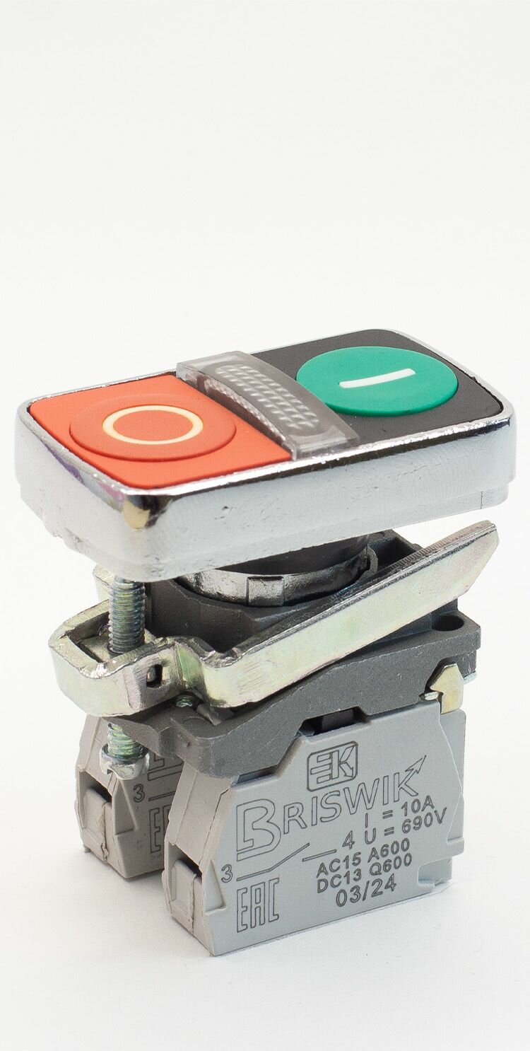 КМЕ 8611м -ЛС 24В зел-красн 1но+1нз Сдвоен с Инд