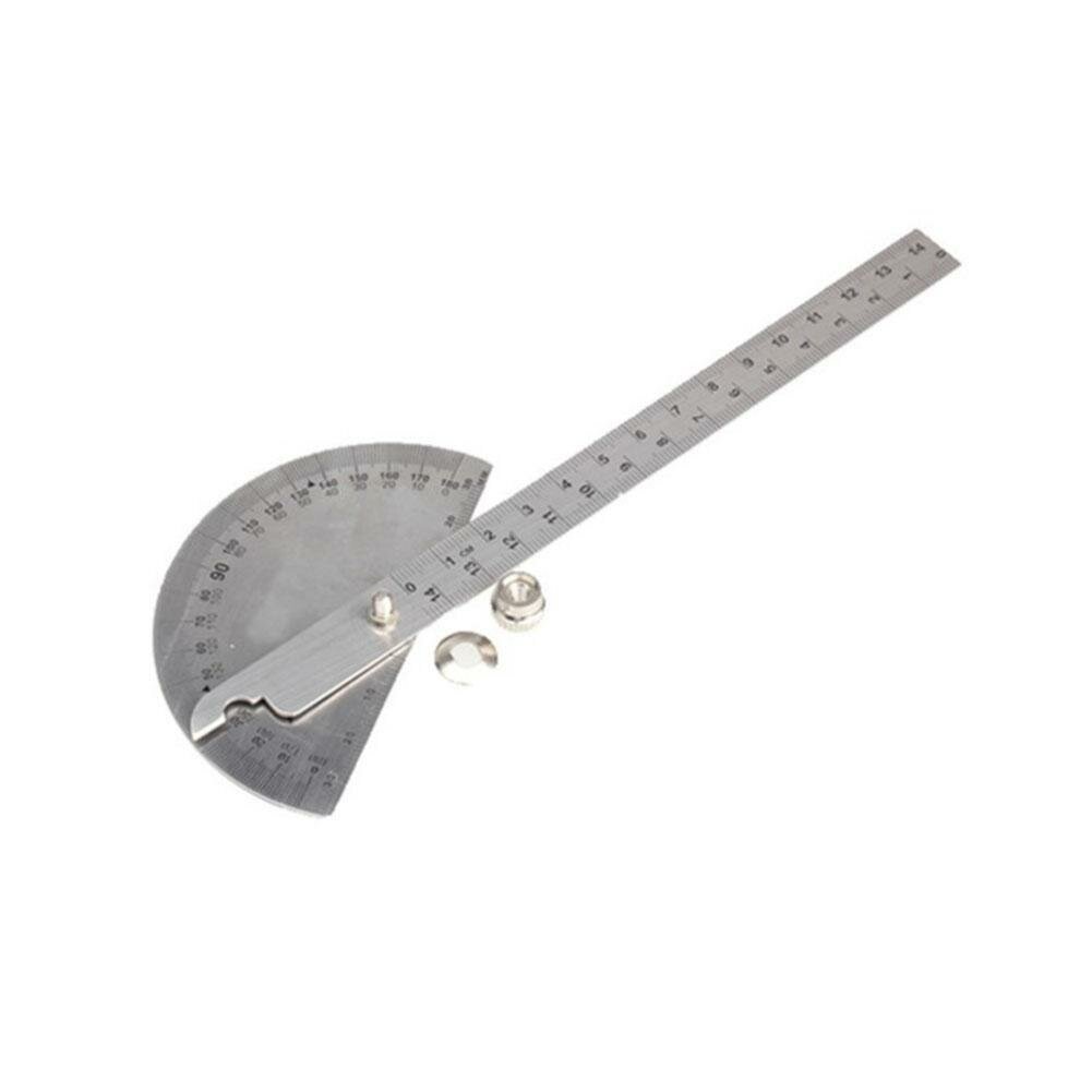 Угломер с рычагами 0-180 градусов, линейка из нержавеющей стали, угломер 14 см, угловой инструмент