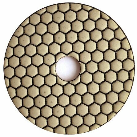 Диск полировальный эластичный HEXAGONAL ALMIR WHITE 100 мм Premium, зерно 3000