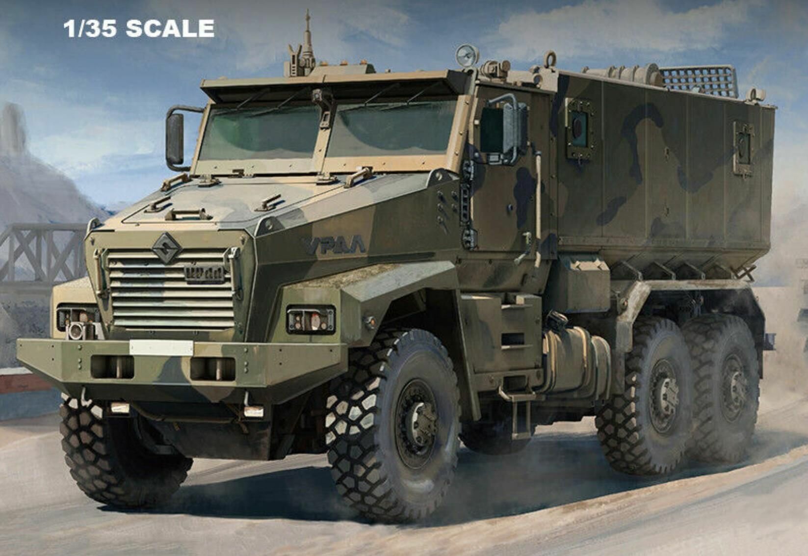 РПГ Модель 35008 1/35 российский урал 63095 тайфун-у Стандартное издание Модельный набор