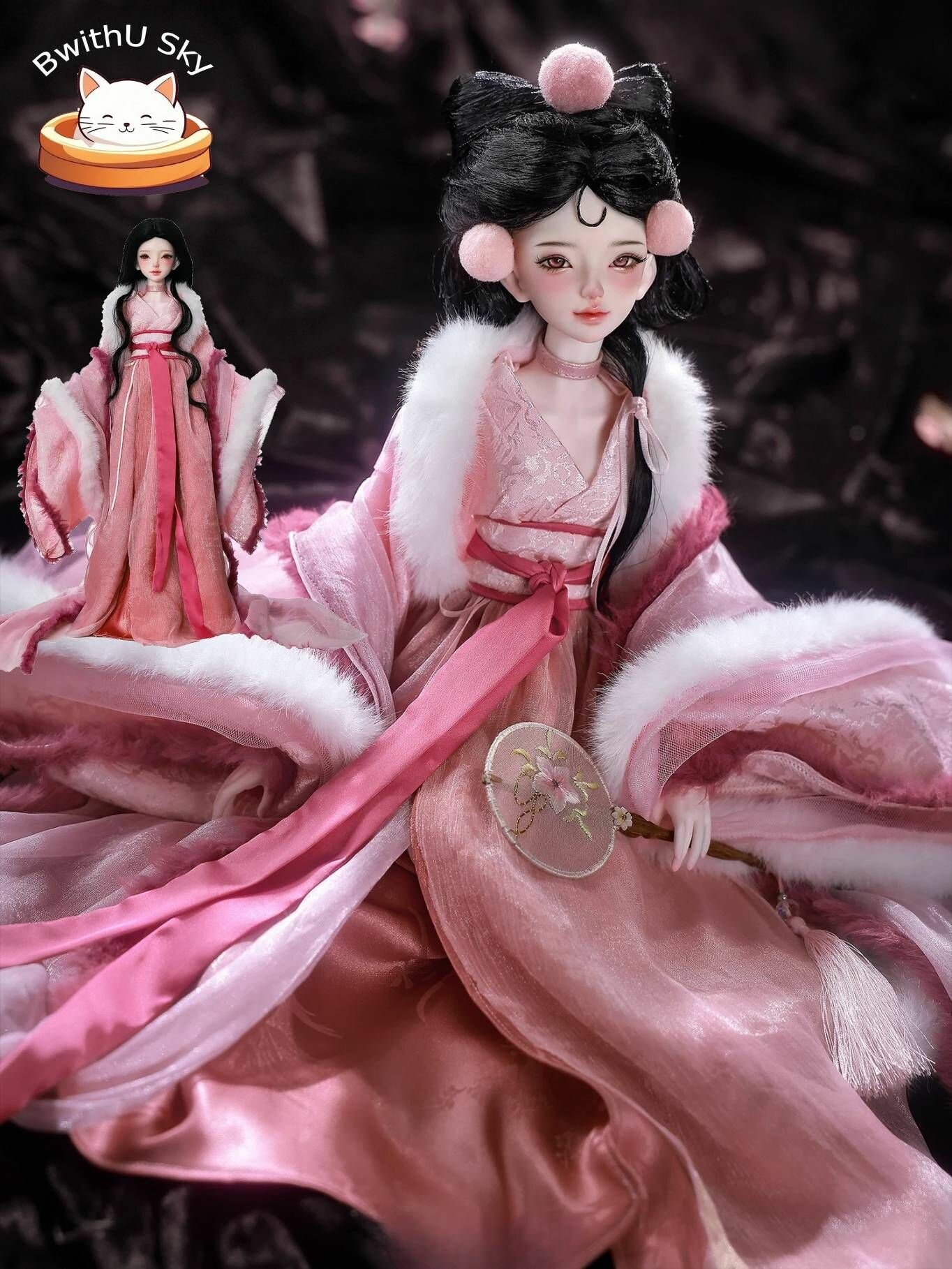 BwithU Xana Bjd 1/4 Куклы в мифологическом стиле в стиле шинуазри из смолы с шариковыми шарнирами