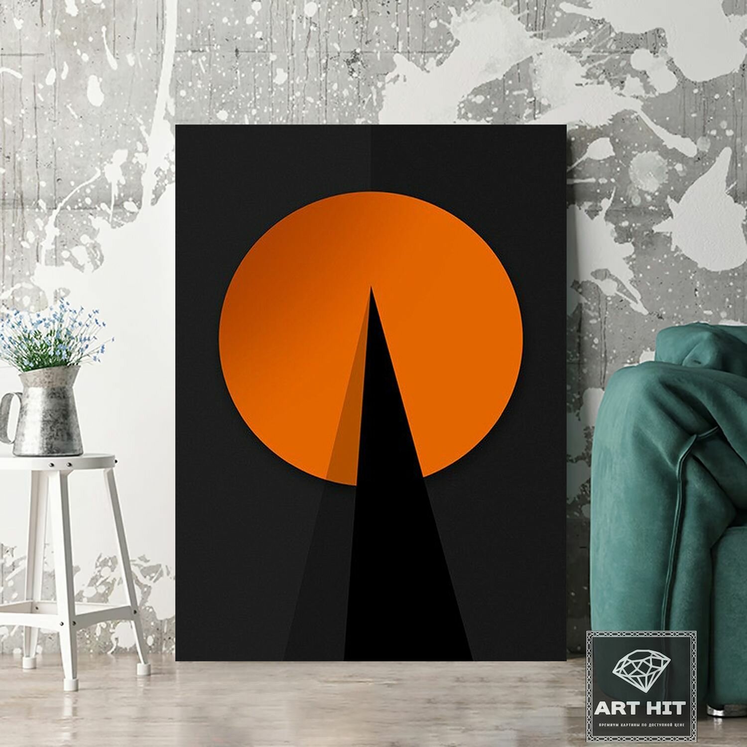 Картина абстракция, абстрактная картина, 30х40 см.