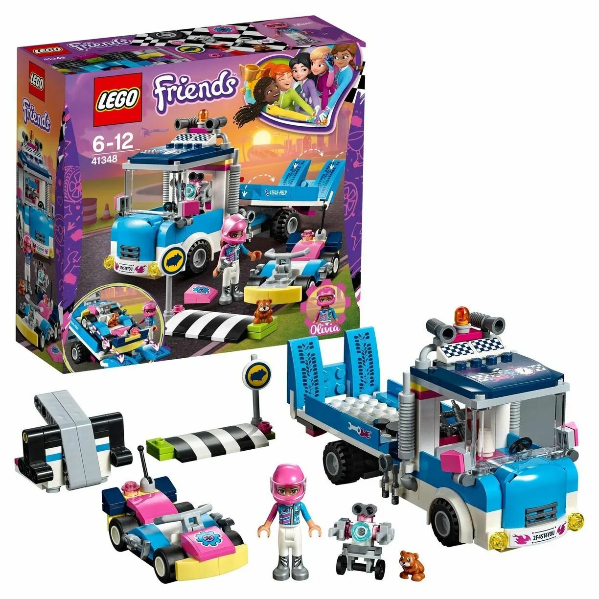 Конструктор LEGO Friends 41348 Грузовик техобслуживания, 247 дет