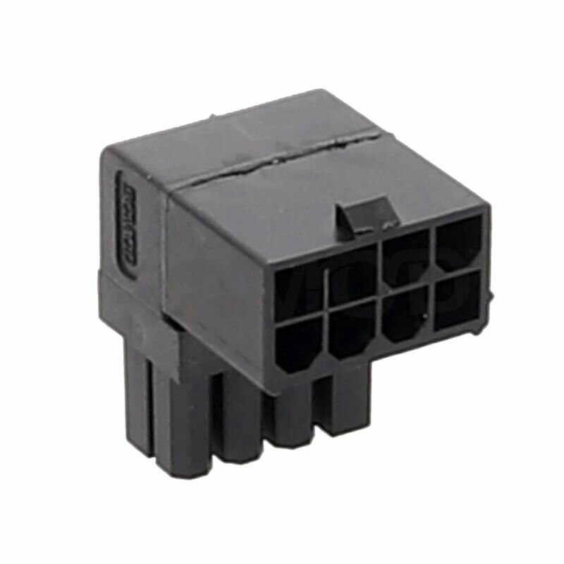 Угловой 8-контактный разъем видеокарты под углом 90 градусов Графический с пряжкой 8-контактные разъемы адаптера