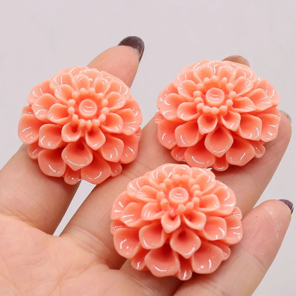 Бусины из коралла 3 шт.