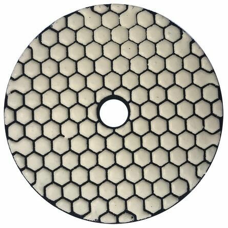 Диск полировальный эластичный для камня HEXAGONAL GOLD APEX (без водяного охлаждения) 125 мм, зерно 800