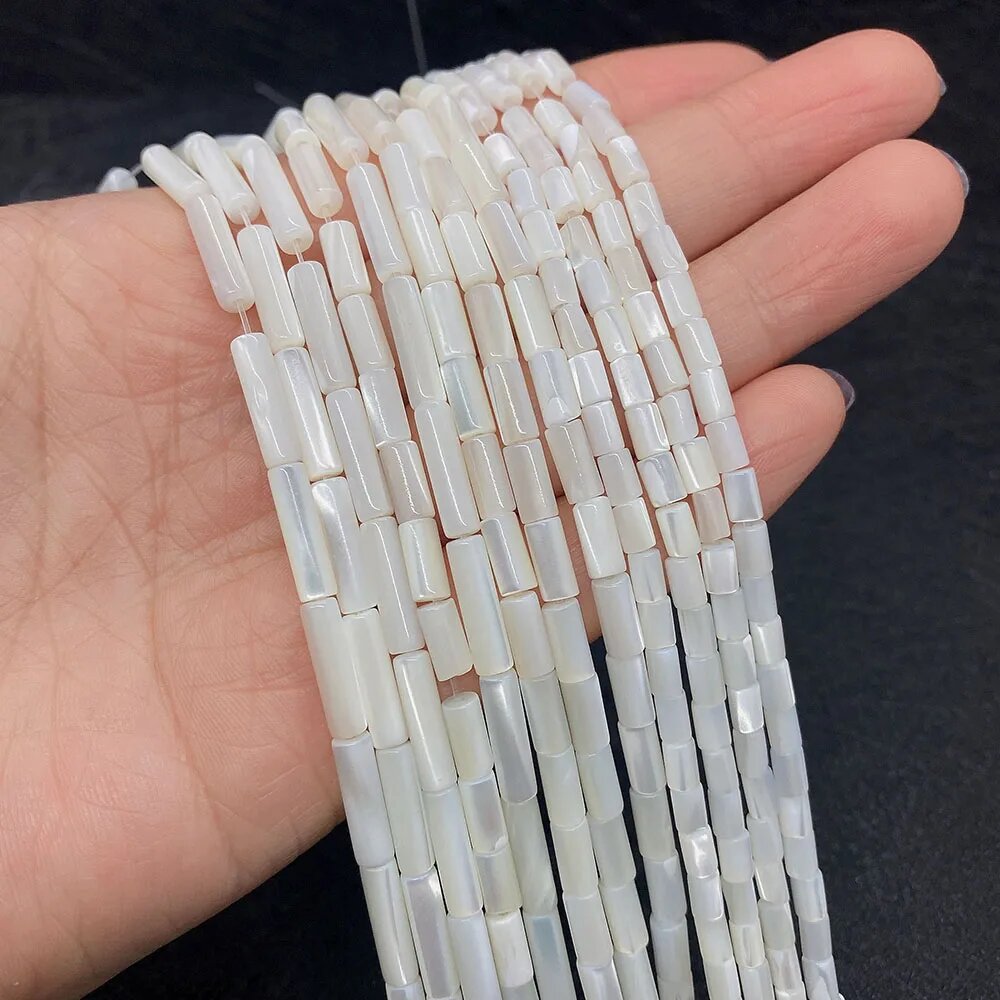 Бусины ракушечные 5x10 мм для украшений