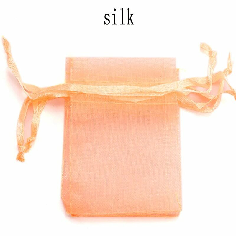 Органцевые мешочки 9x12 см, 100 шт, цвет: silk