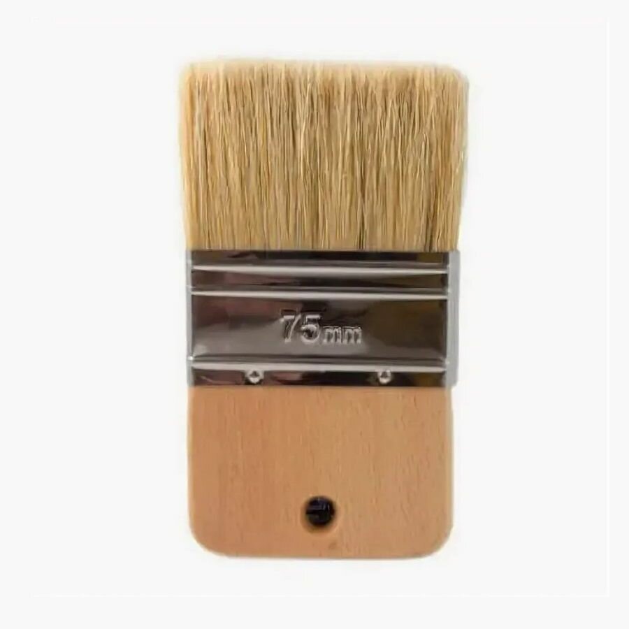 Кисть декоративная с натуральной щетиной Премиум STMDecor ZH003G (75мм)